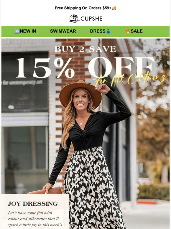 Cupshe: Sparking Joy in your outfits 🤸‍♀️🌈 | Milled