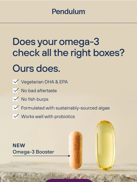 Pendulum Therapeutics: The mega benefits of NEW Omega-3 Booster 👀 | Milled