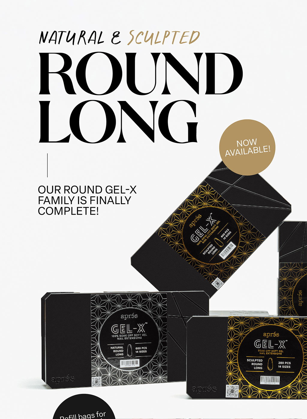 Aprés Nail: Round Long Gel-X and September Gel Couleur Set are here! 🙌🙌 ...