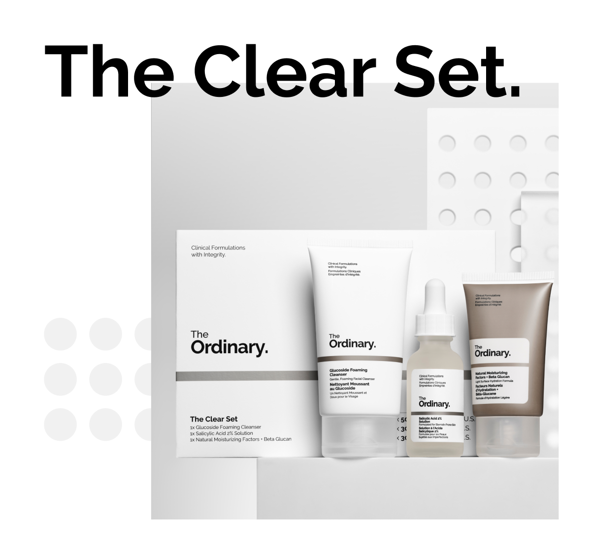 The Ordinary: Introducing The Clear Set. | Milled