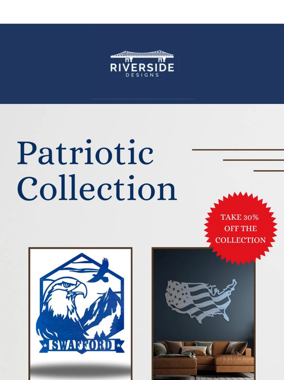 Riverside Designs: AMERICA DECOR IS HERE! | Milled