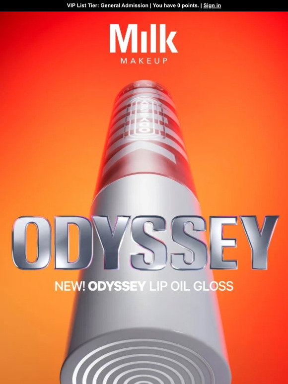 Milk Makeup: NEW! Odyssey Lip Oil Gloss 🌀 | Milled