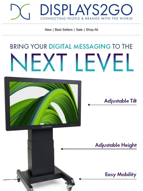 Displays2go: Bring Your Digital Transformation to New Heights | Milled