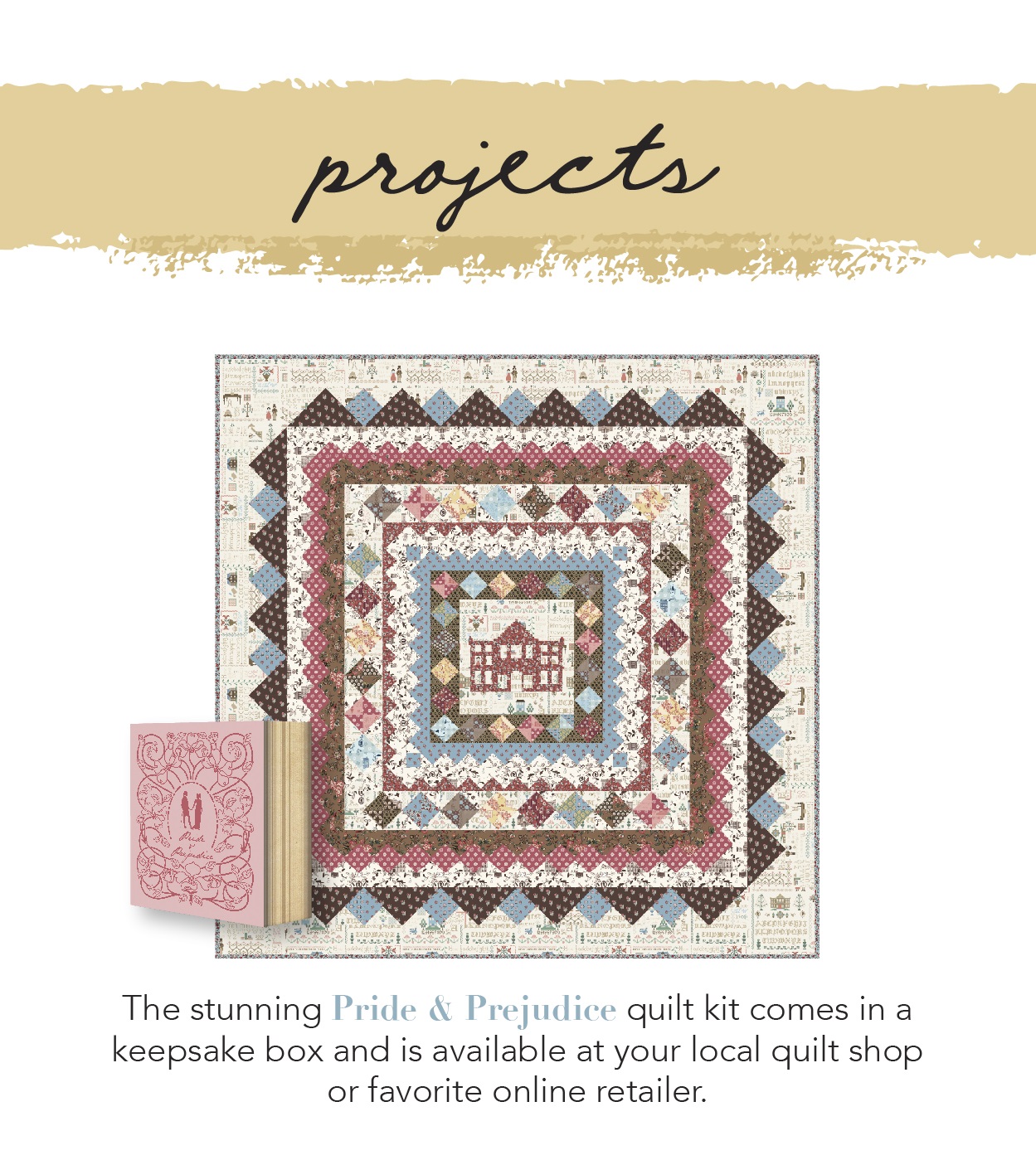 Quilting Daily: Don't Miss Pride & Prejudice from Riley Blake Designs ...