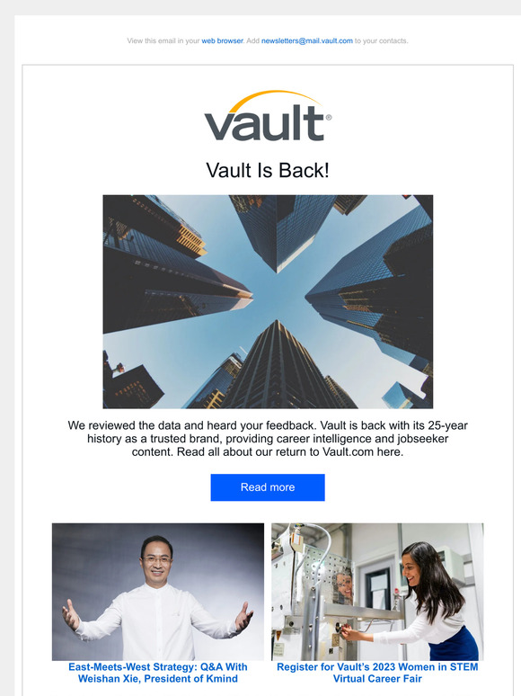 Vault: Vault Is Back! | Milled