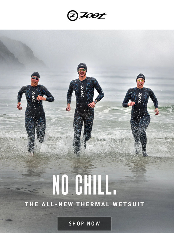 Zoot Sports: No Chill. The all-new Zoot Tundra thermal wetsuit. | Milled