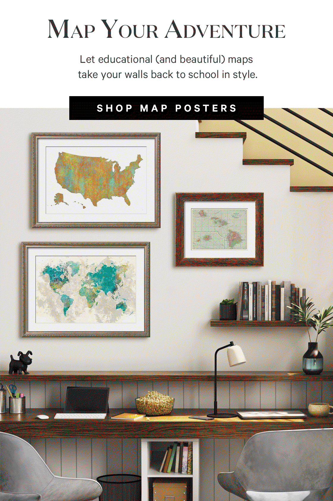 Art.com: Find your way back to school with maps! | Milled