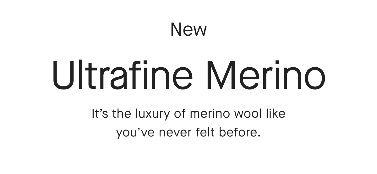 Everlane: Introducing: Ultrafine Merino | Milled