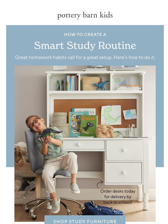 Pottery Barn Kids: Smart Study Routines Start Here 📚 | Milled