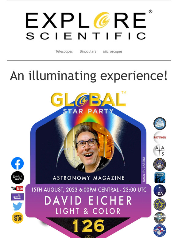 Explore Scientific: Explore light & color in the cosmos at tonight's ...