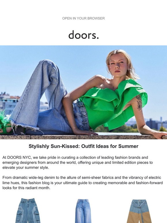 Doors: Stylishly Sun-Kissed: Outfit Ideas for Summer | Milled