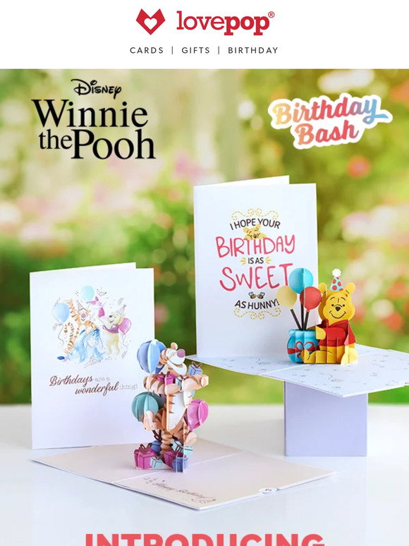 Extraordinary Winnie The Pooh Birthday Card Gallery