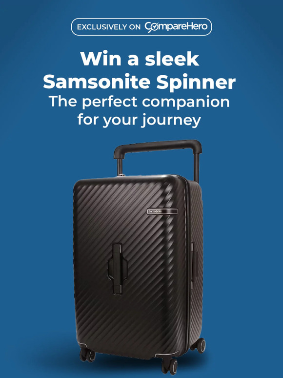 CompareHero: FREE Samsonite Luggage with HSBC Credit Card Today! | Milled