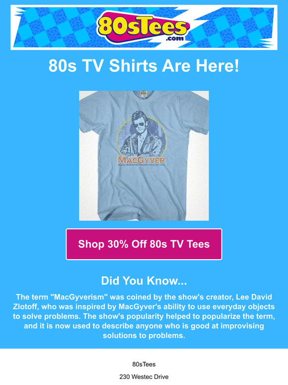 80sTees: Calling All 80s Kids! | Milled