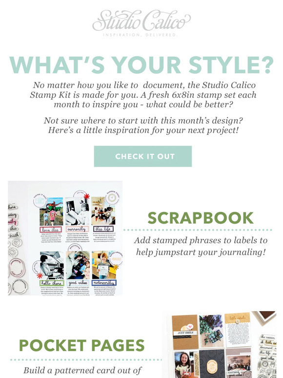 Studio Calico: Get inspired with our STAMP KIT 🎨 | Milled