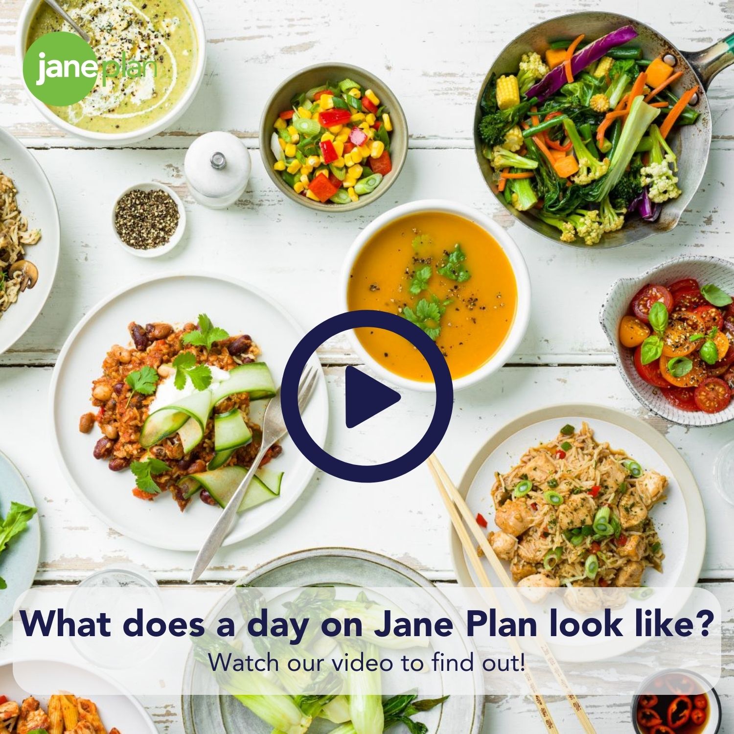 Jane Plan: Open to see what a day on Jane Plan looks like 👀 | Milled