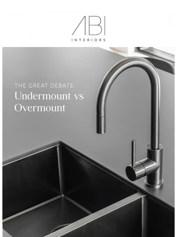 ABI Bathrooms & Interiors: The Great Debate: Undermount vs Overmount ...