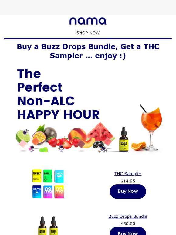 Nama: 💯 Get A Free THC Sampler With Buzz Drops Bundle 🍓🍷🍾 | Milled