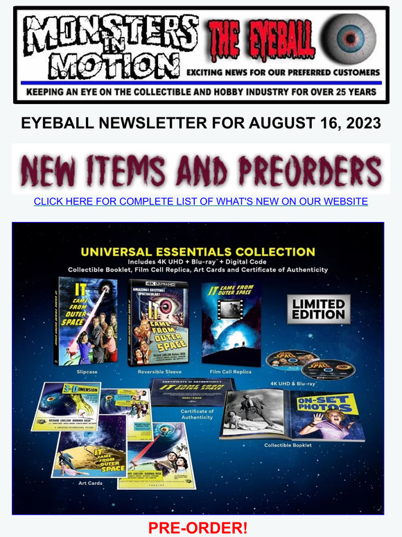 Monsters in Motion: Blade Runner, Bruce Lee, Robocop, Universal ...