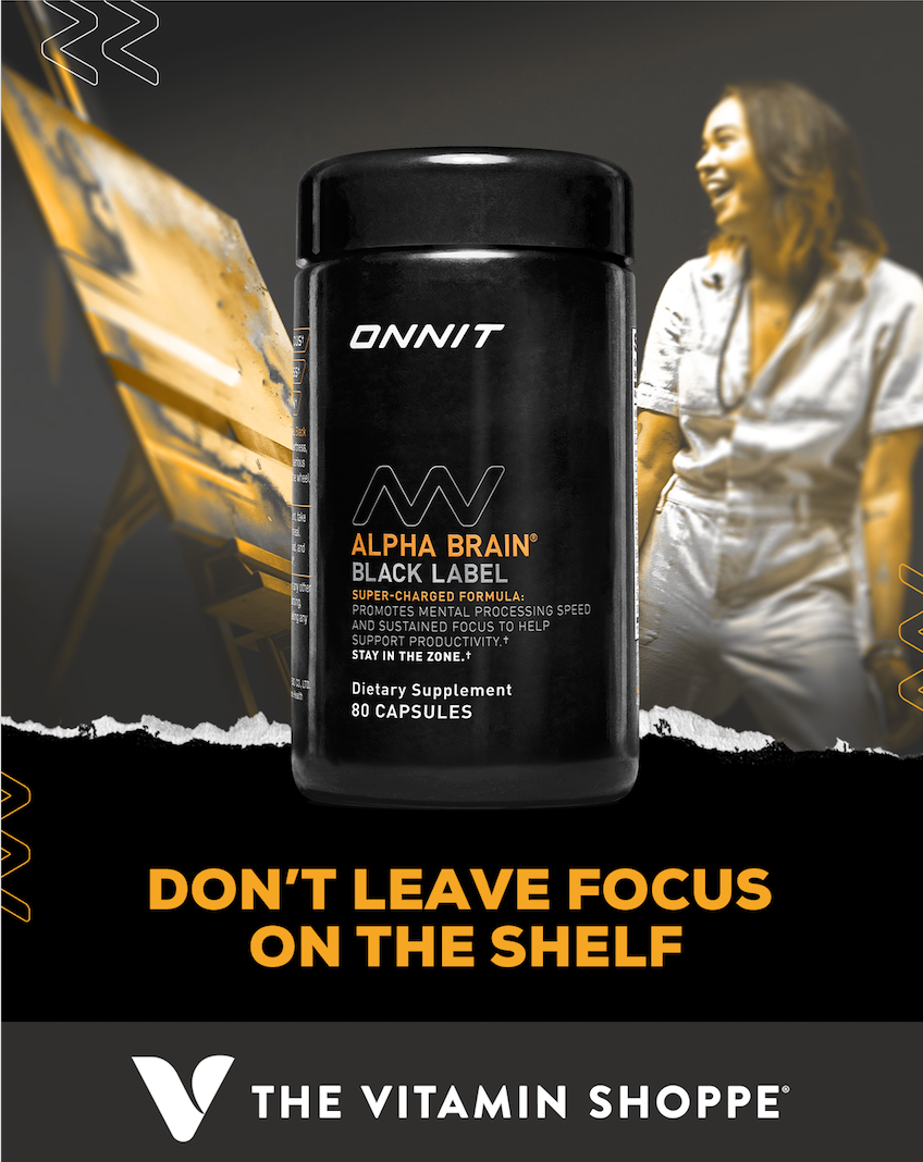 Onnit: Vitamin Shoppe EXCLUSIVE: Alpha BRAIN® Black Label | Milled
