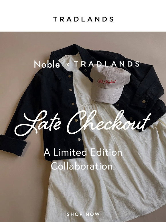 Tradlands: Late Checkout. A Limited Edition Collab. 🧢 | Milled