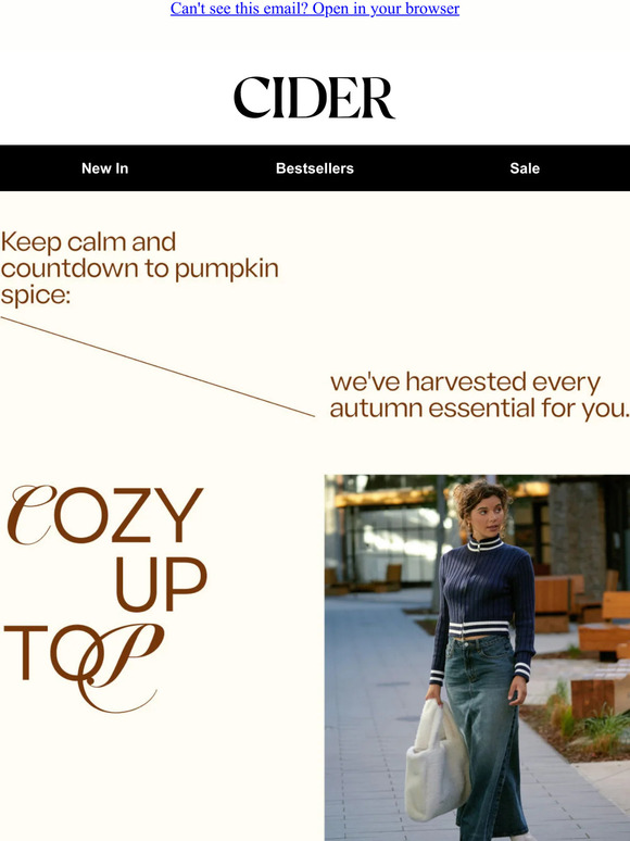 Cider: Step into Fall with the Must-Have Basics!🍂👚 | Milled