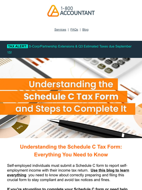 1-800Accountant: Master the Schedule C Tax Form Now! | Milled