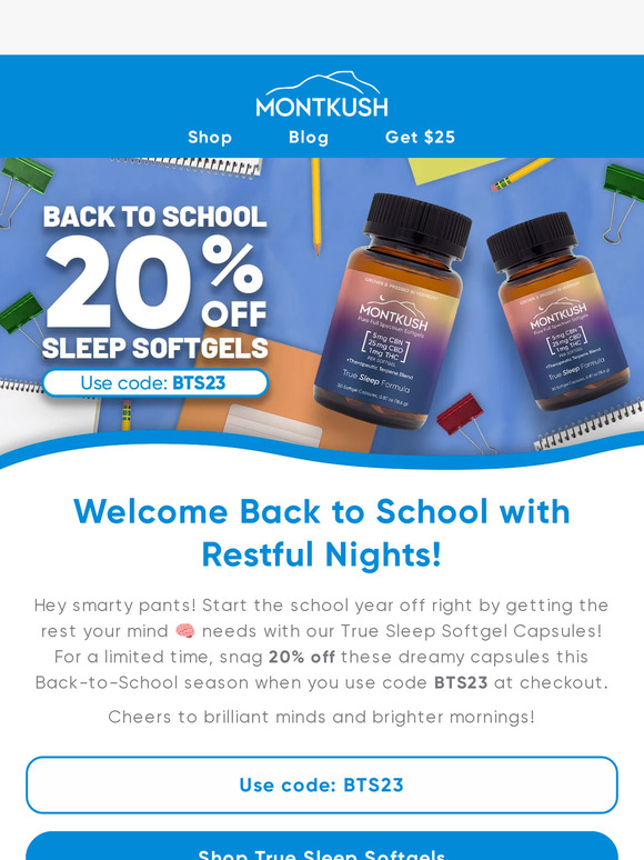 Montkush: 🎒 Dive Into the New School Year with Better Sleep! | Milled