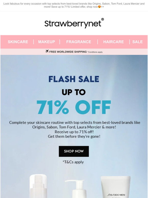 Strawberrynet: Flash to Fabulous - Unmissable Deals Here!⚡️ | Milled