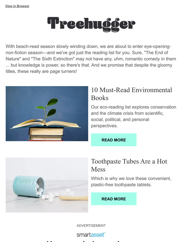 Carmina Campus: 10 Great Eco Books Everyone Should Read | Milled