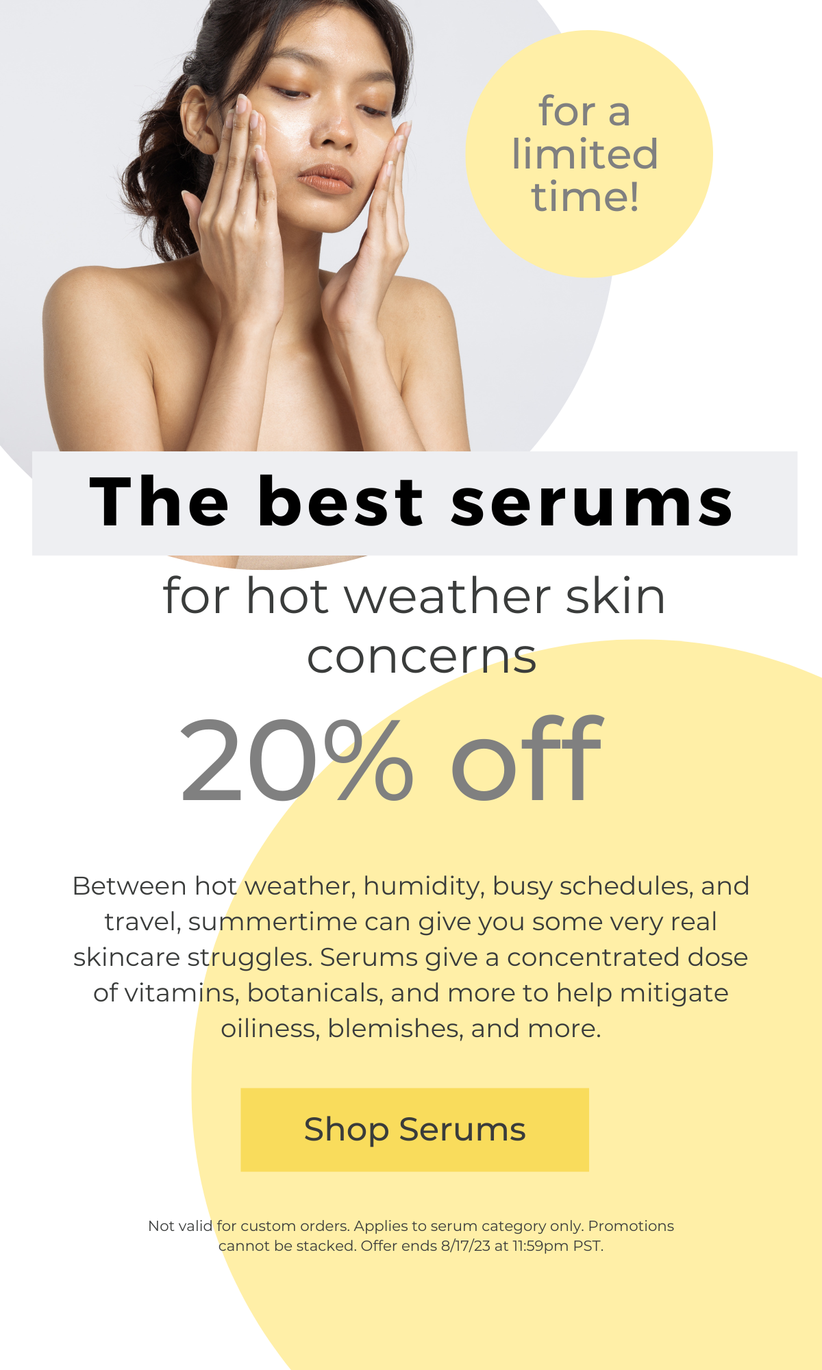 Essential Labs: Our top 3 serums for perfect hot weather skin.💧☀ | Milled