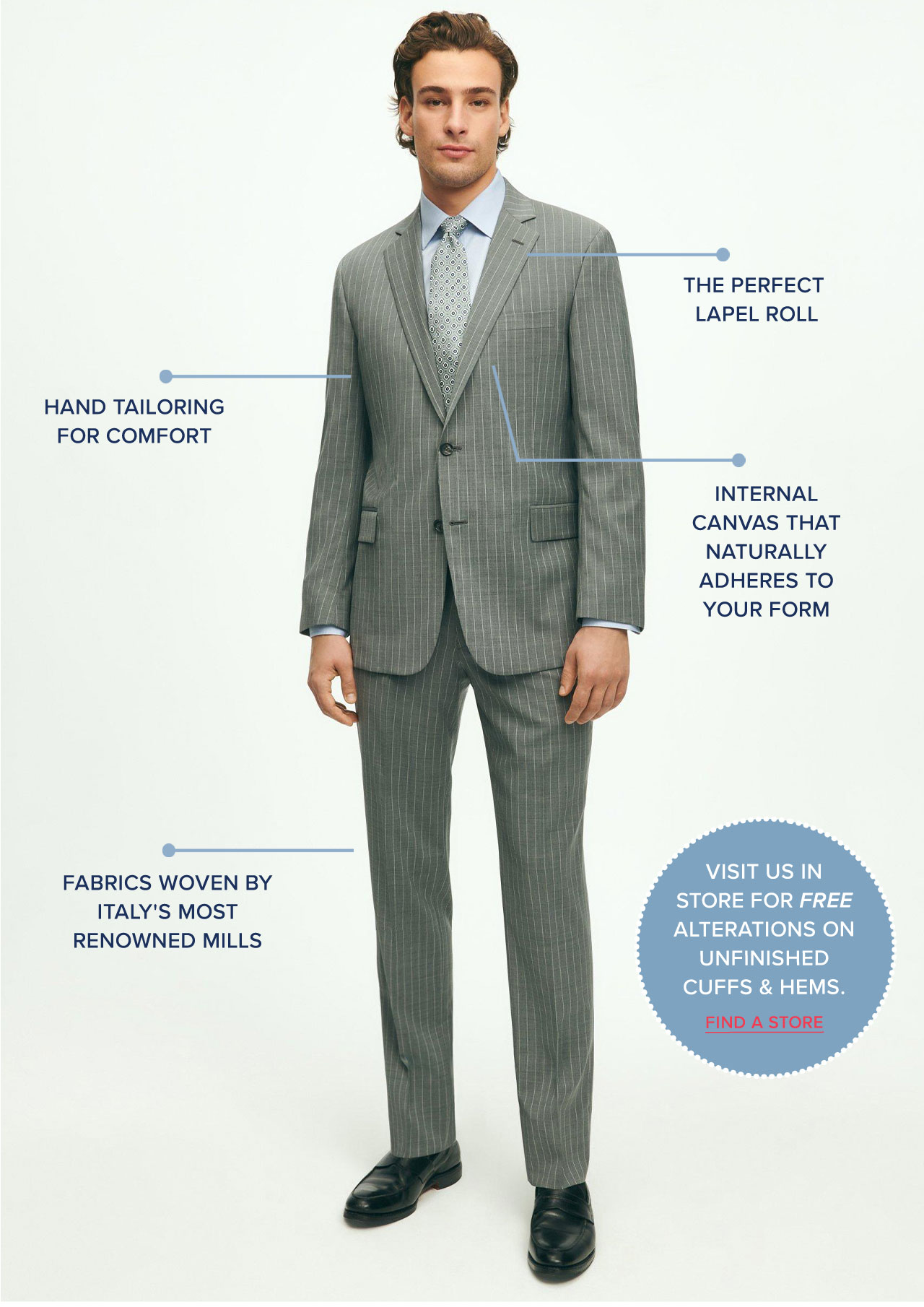 Brooks Brothers: Our signature suits starting at $999 | Milled