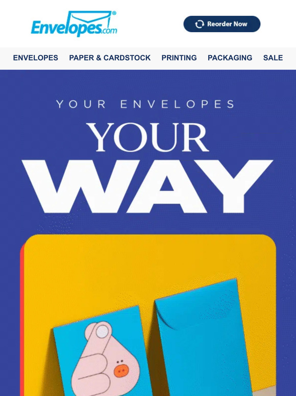 Envelopes.com: 💫 3 Simple Steps to Custom Print Envelopes | Milled