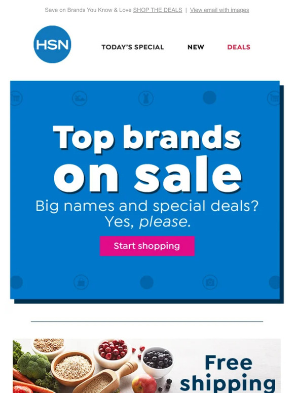 HSN Email Newsletters: Shop Sales, Discounts, and Coupon Codes