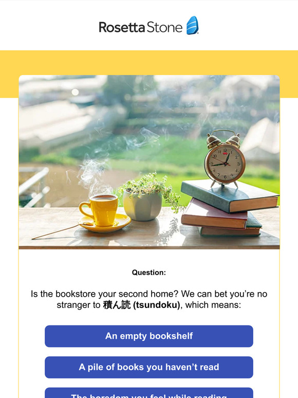 Rosetta Stone: Quiz: Can you guess this Japanese phrase? | Milled