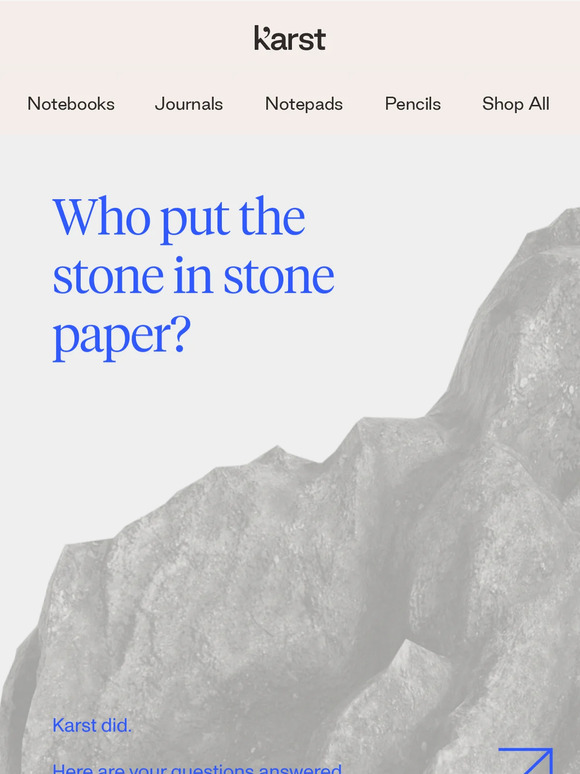 Karst Stone Paper: What on Earth is Stone Paper? | Milled