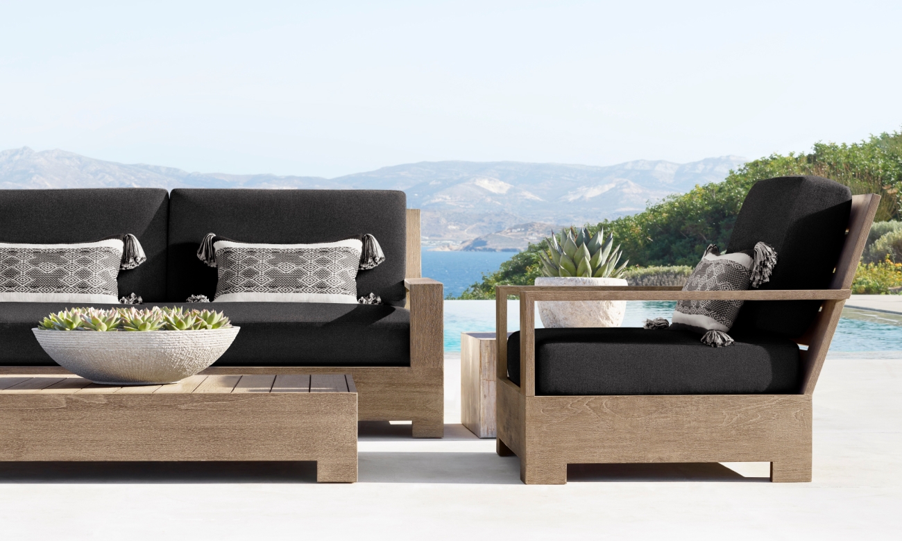 Restoration Hardware: Belvedere & Costa. Outdoor Collections in Premium ...