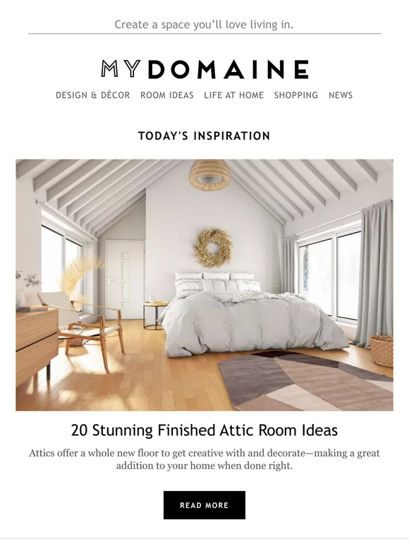 MyDomaine: 20 Stunning Finished Attic Room Ideas | Milled