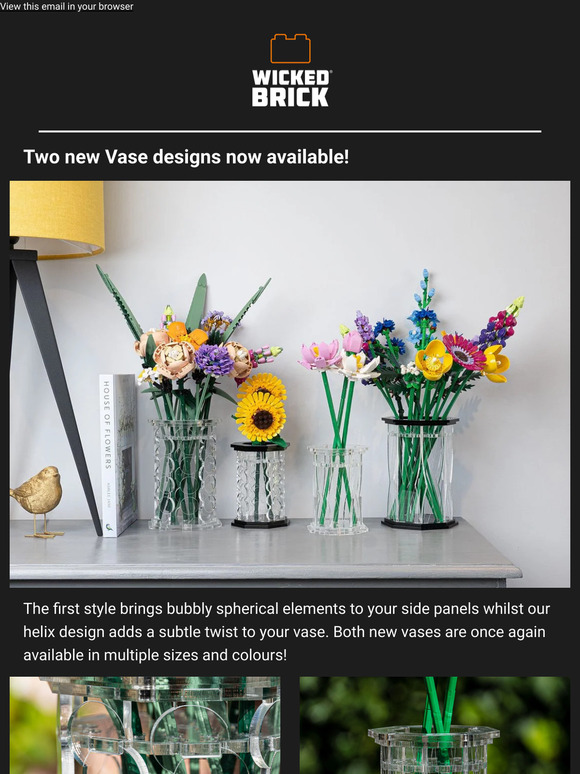 Wicked Brick: New Vase designs have arrived 🌷 | Milled