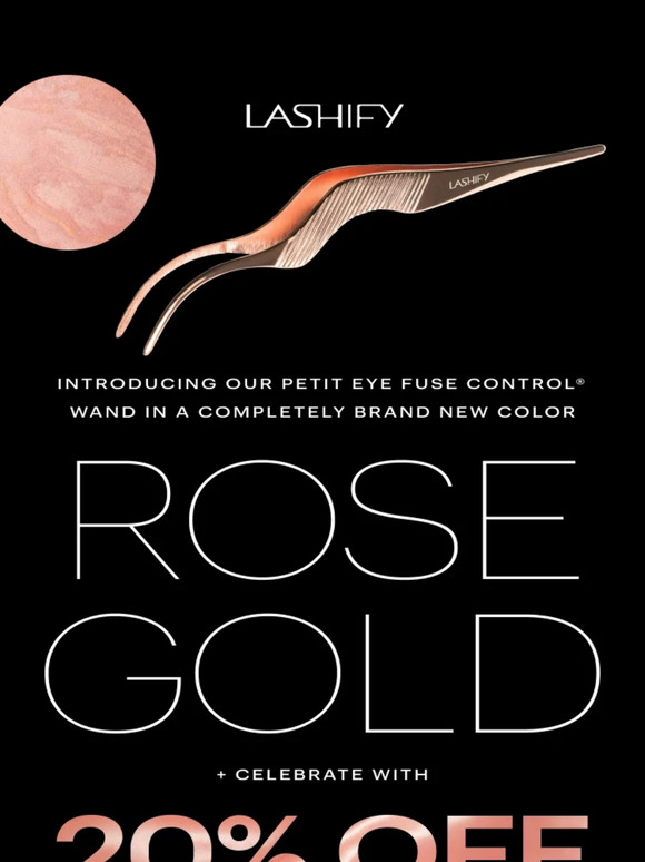 Lashify: ROSE GOLD IS IN THE BUILDING 🌹 | Milled