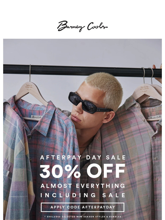 Barney Cools: Early Access: 30% Off Almost Everything* | Milled