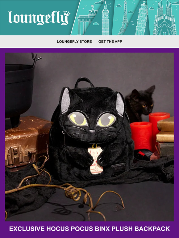 Funko: Loungefly Exclusive: Hocus Pocus Binx Backpack | Milled
