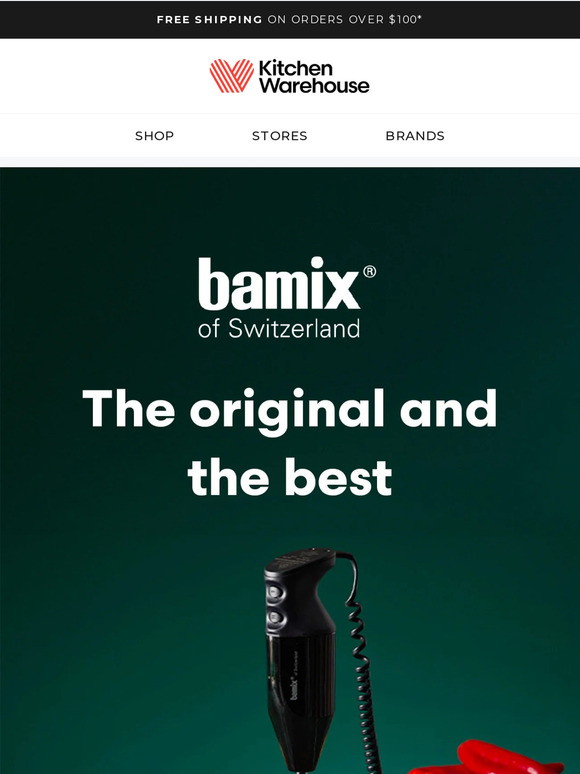 Kitchen Warehouse: Blitz it with Bamix: The original stick blender | Milled