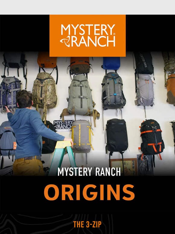 Mystery Ranch: MYSTERY RANCH ORIGINS: The 3-ZIP | Milled