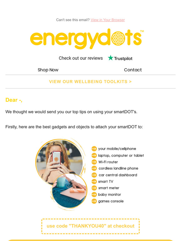 Energy Dots: Top tips on how to use your smartDOTs ☝ | Milled