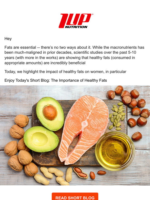 1 UP Nutrition: The Importance of Healthy Fats | Milled