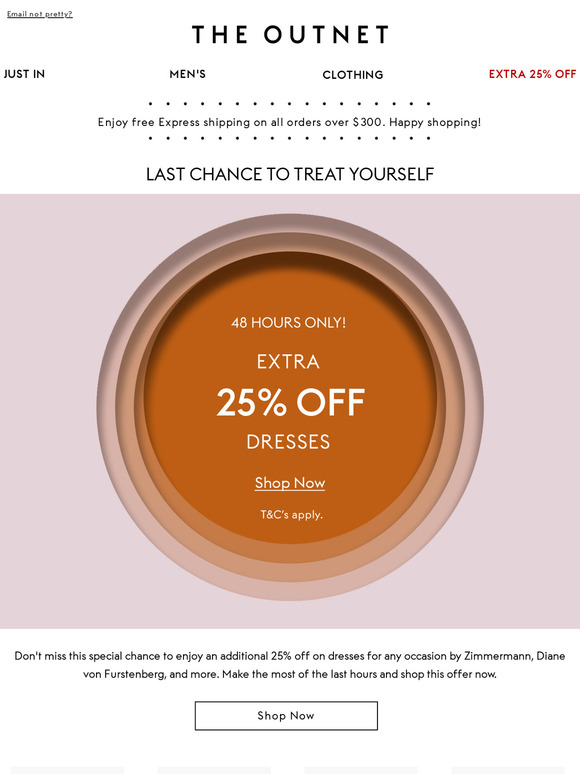 The Outnet: FINAL HOURS | Extra 25% off dresses | Milled