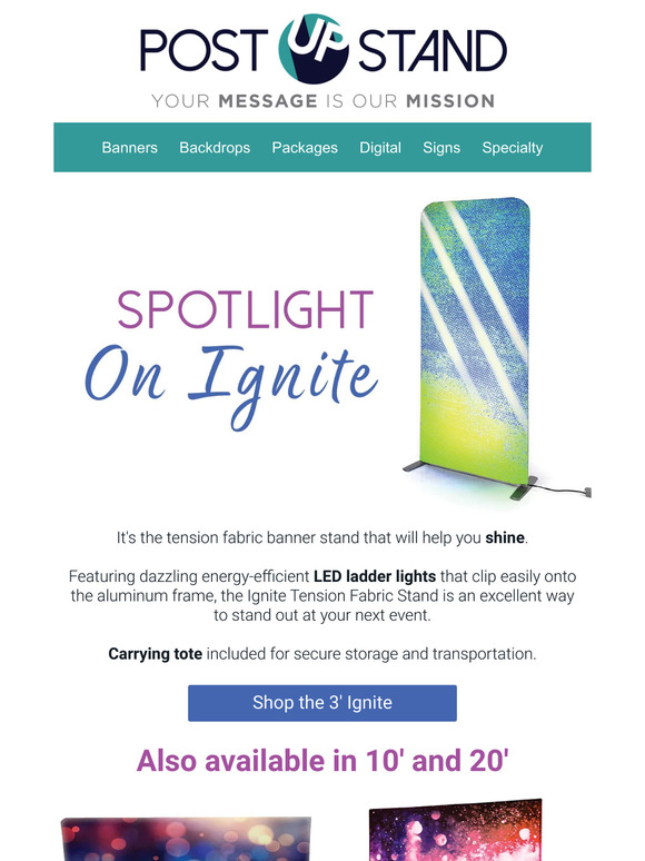 Post Up Stand: This Banner Will Have Everyone Talking 💬 | Milled