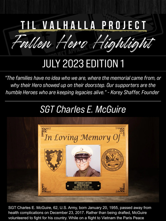 Til Valhalla Project: Honoring Loved Ones with Plaques | Milled