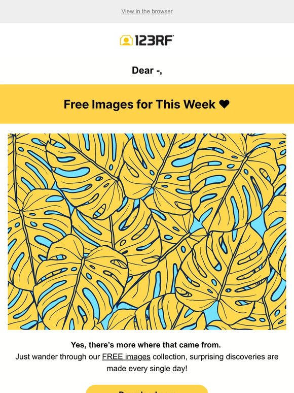 123RF LLC: 📢 Free Images of The Week | Milled